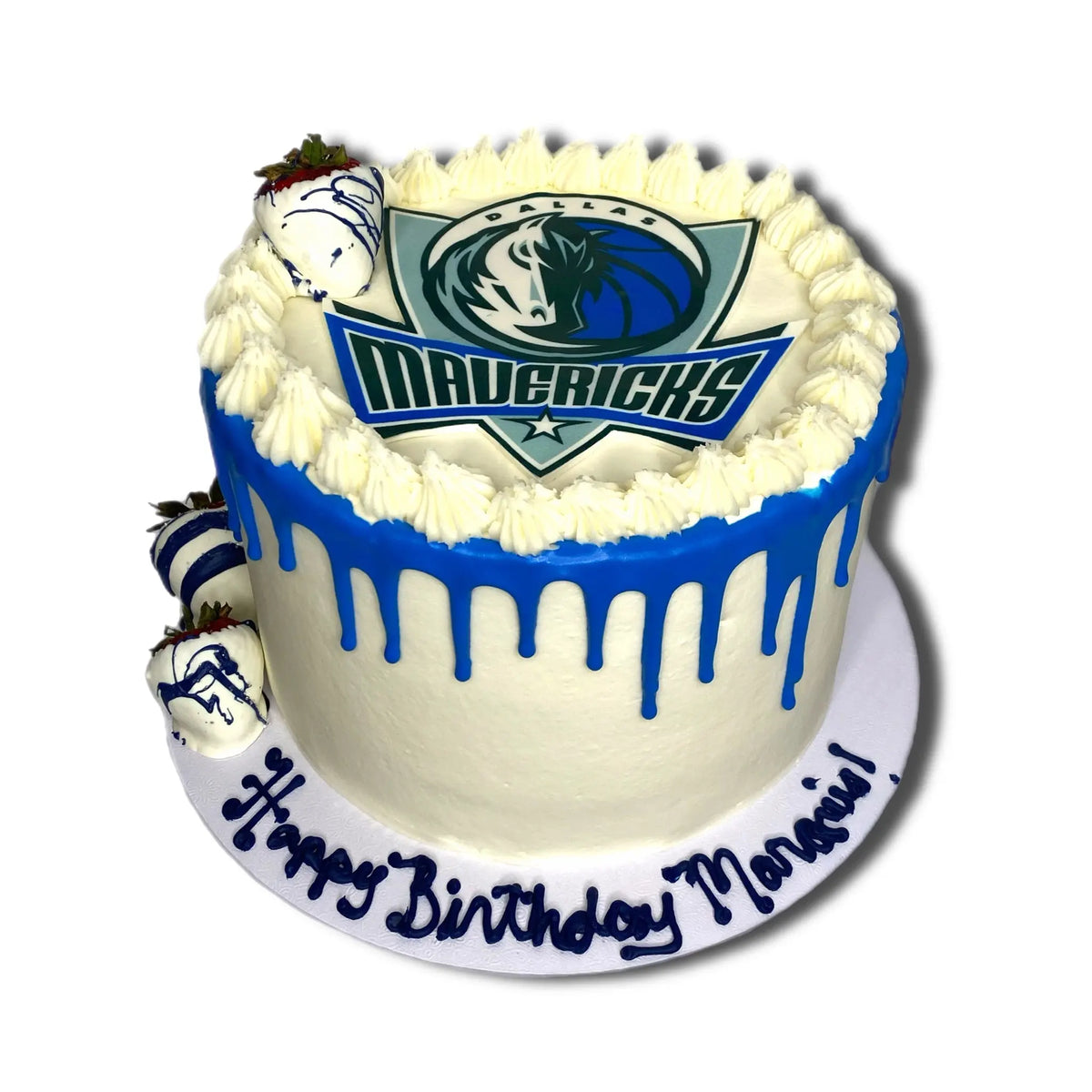 Dallas Mav’s Drip Cake – That's The Cake Bakery