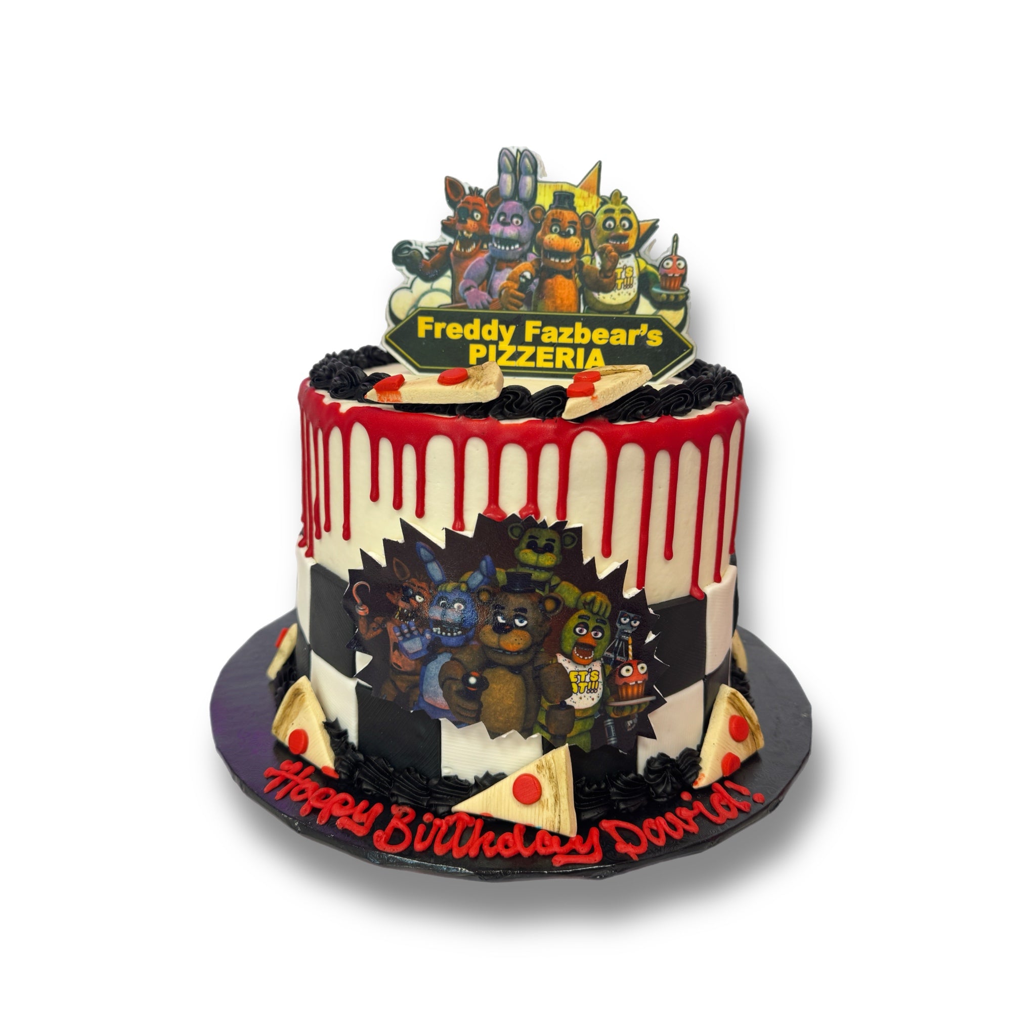 Five Nights at Freddy’s Drip Cake - That's The Cake Bakery