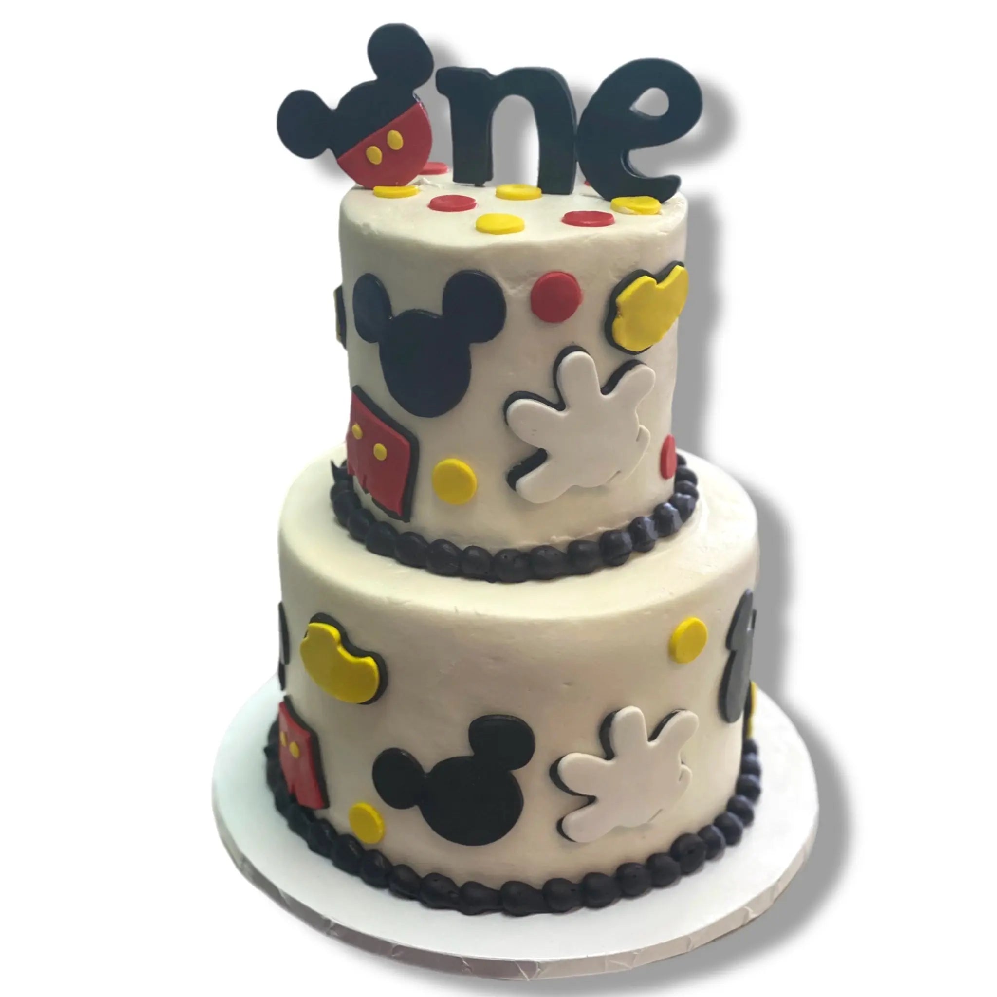 Mickey Mouse ONE Cake - 2 tier - That's The Cake Bakery