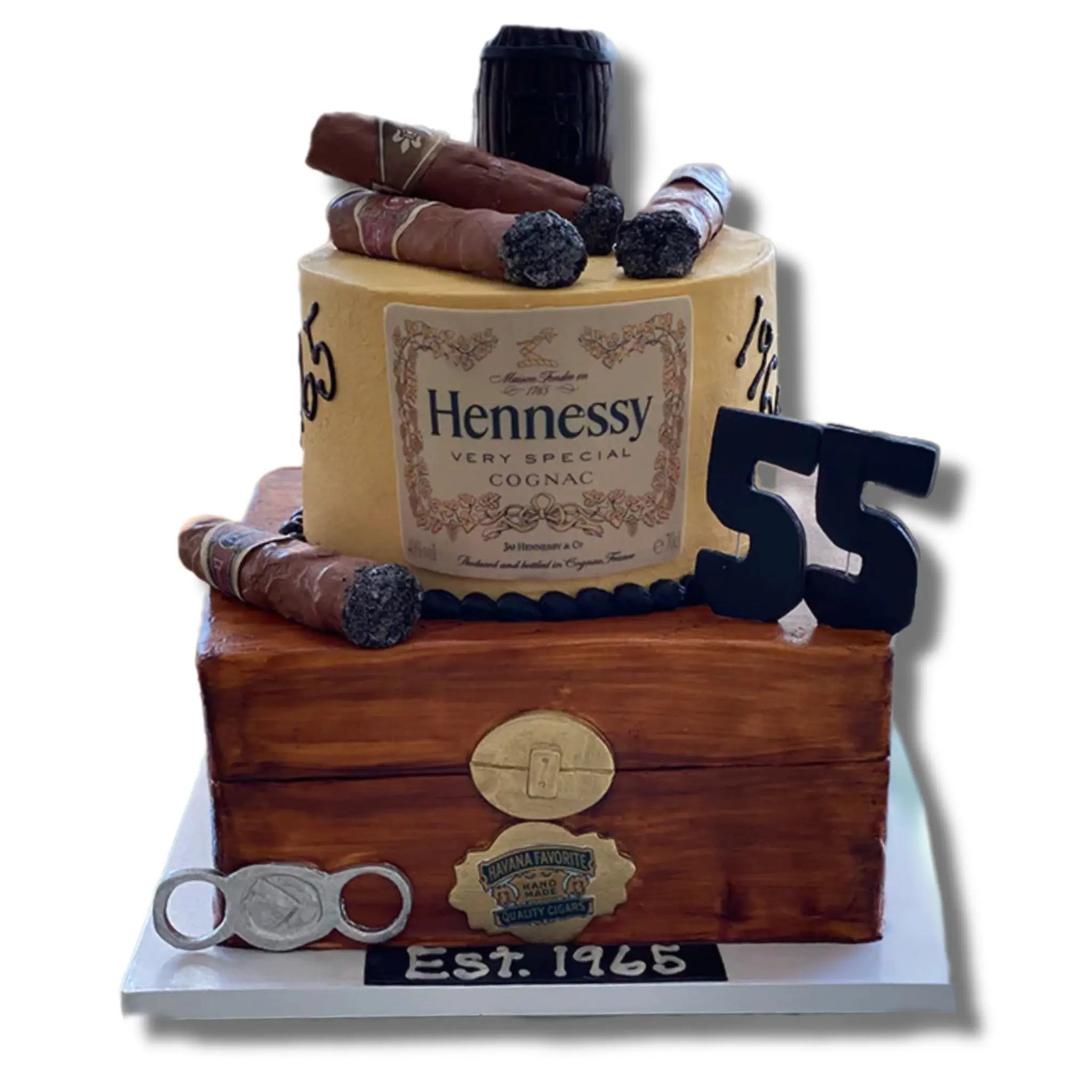 Hennessy & Cigars - That's The Cake Bakery