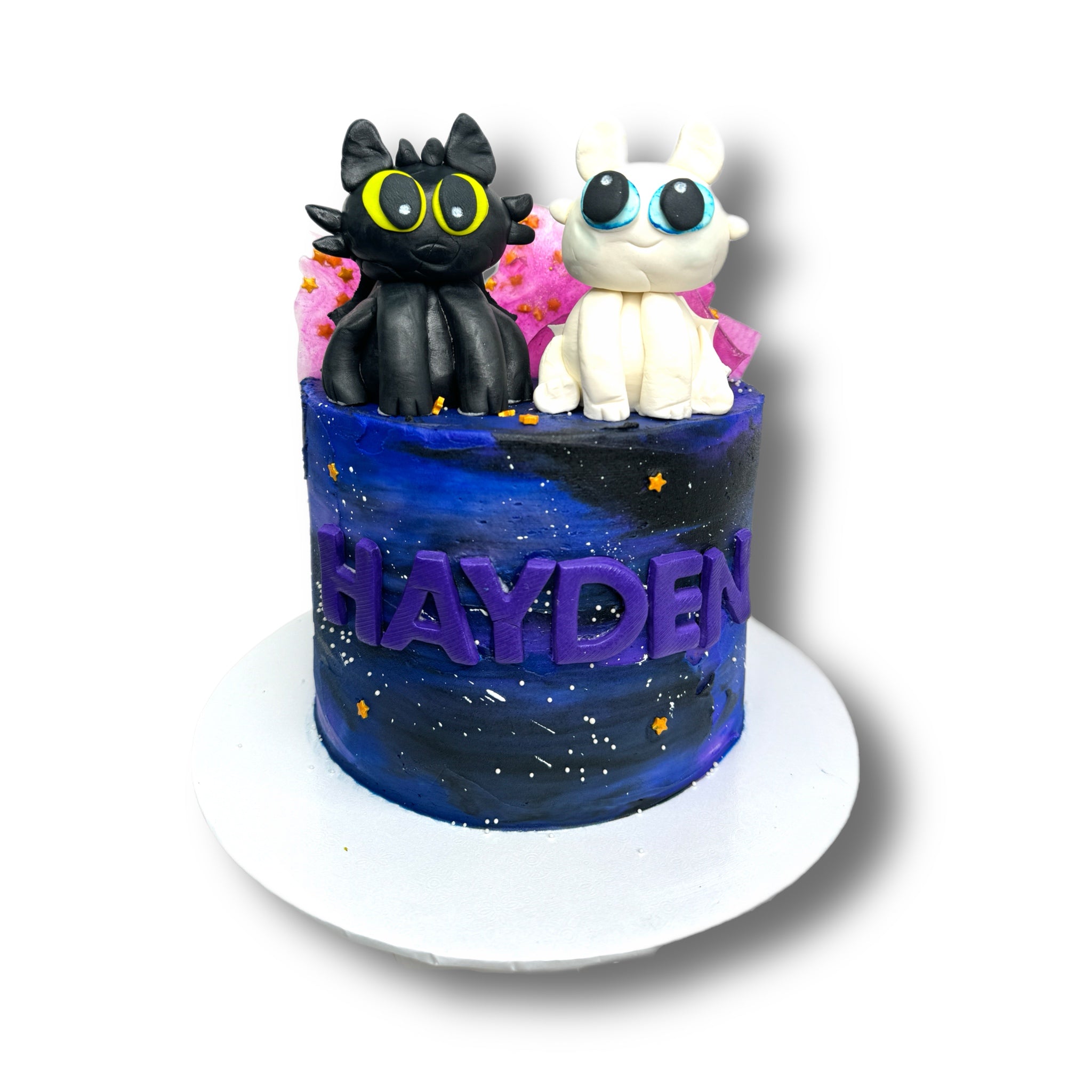 Light Fury & Toothless Cake | How to Train Your Dragon Cakes - That's ...