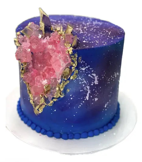 Geode Rock Birthday Cake - That's The Cake Bakery
