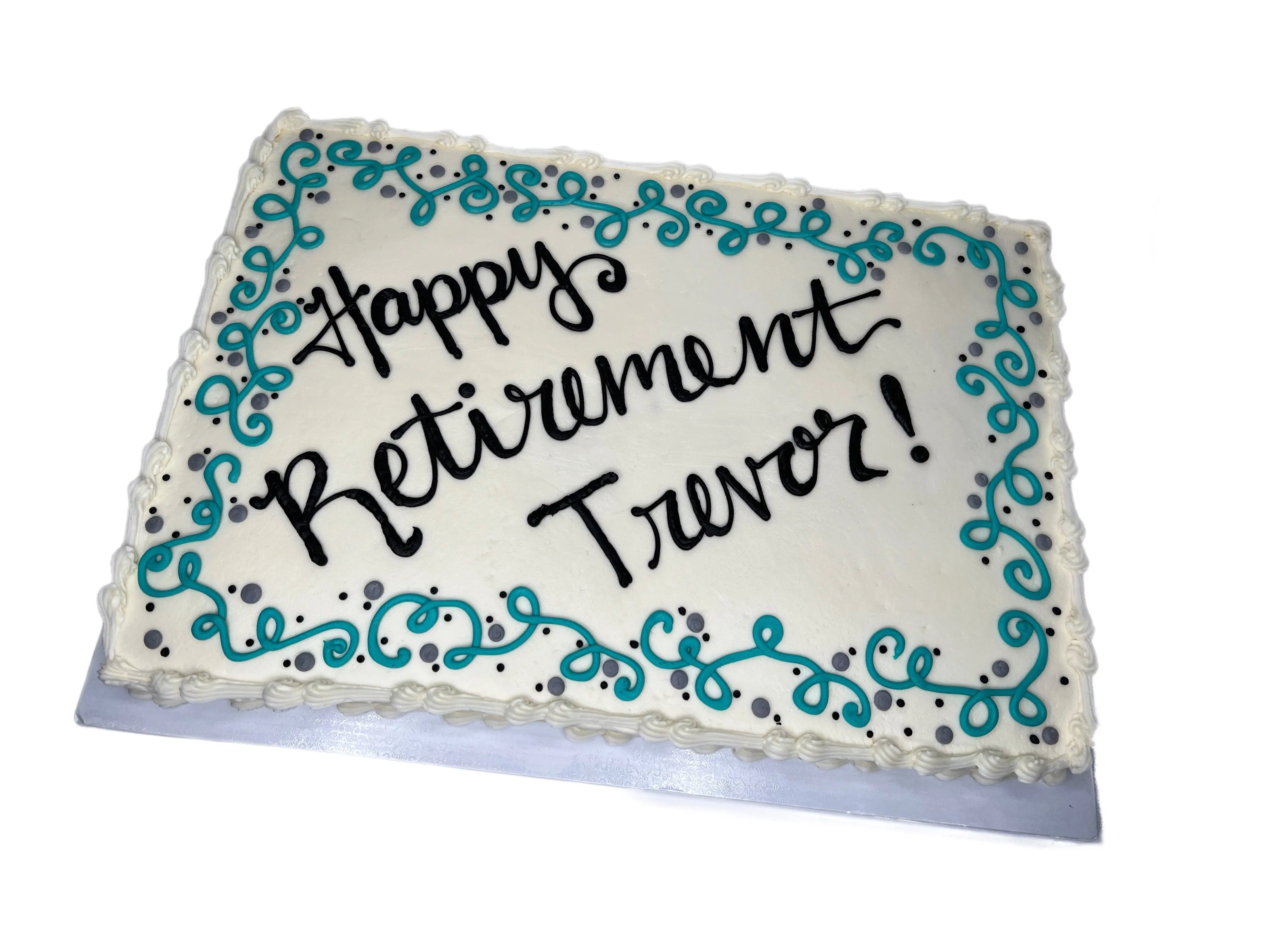 Retirement Sheet Cake – That's The Cake Bakery
